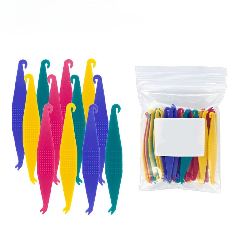 【In stock】50Pcs/Pack Dental Elastic Disposable Rubber Band Placing Tool ...