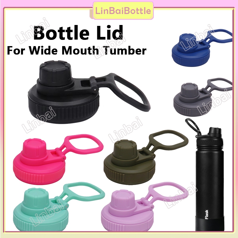 LINBAI Flask Replacement Lid Top Cap for Wide Mouth Water Colorful ...
