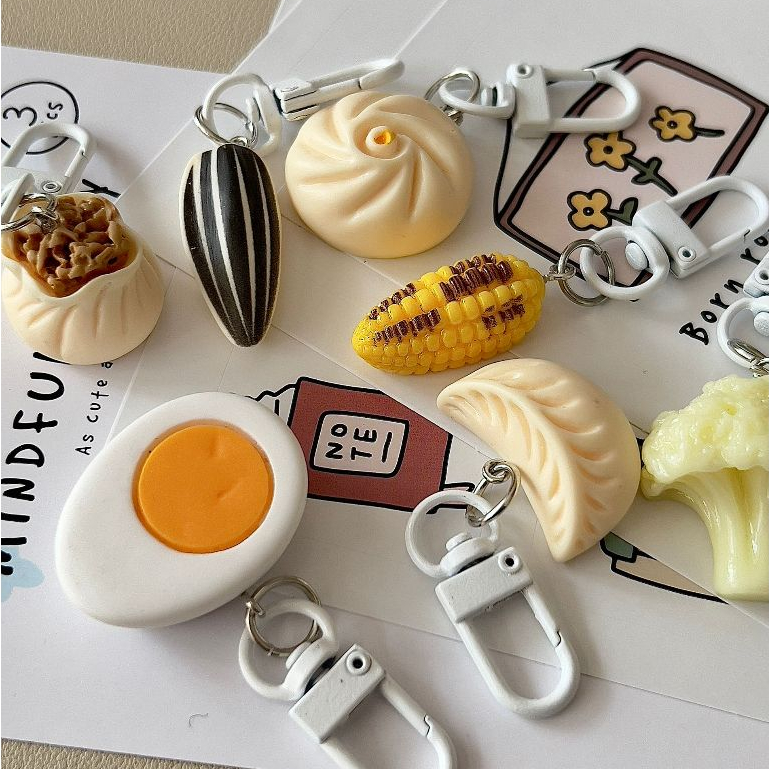 Ohaya | F354 Simulation Food Keychain Cantonese Breakfast Keychain ...