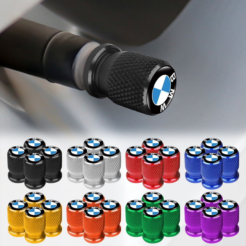 4pcs High-end Threaded Styling Car Tire Leak-proof Cap 3D Logo Car Valve Stem Cap for BMW E61 ...