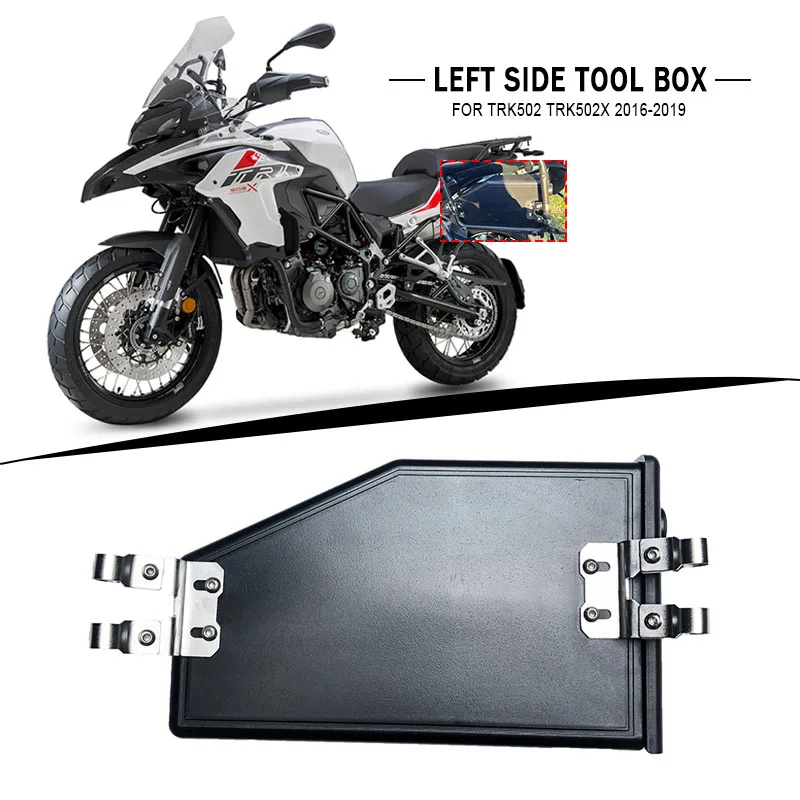 Motorcycle Plastic Decorative 5 Liters Tool Box Fit For Benelli TRK502 ...