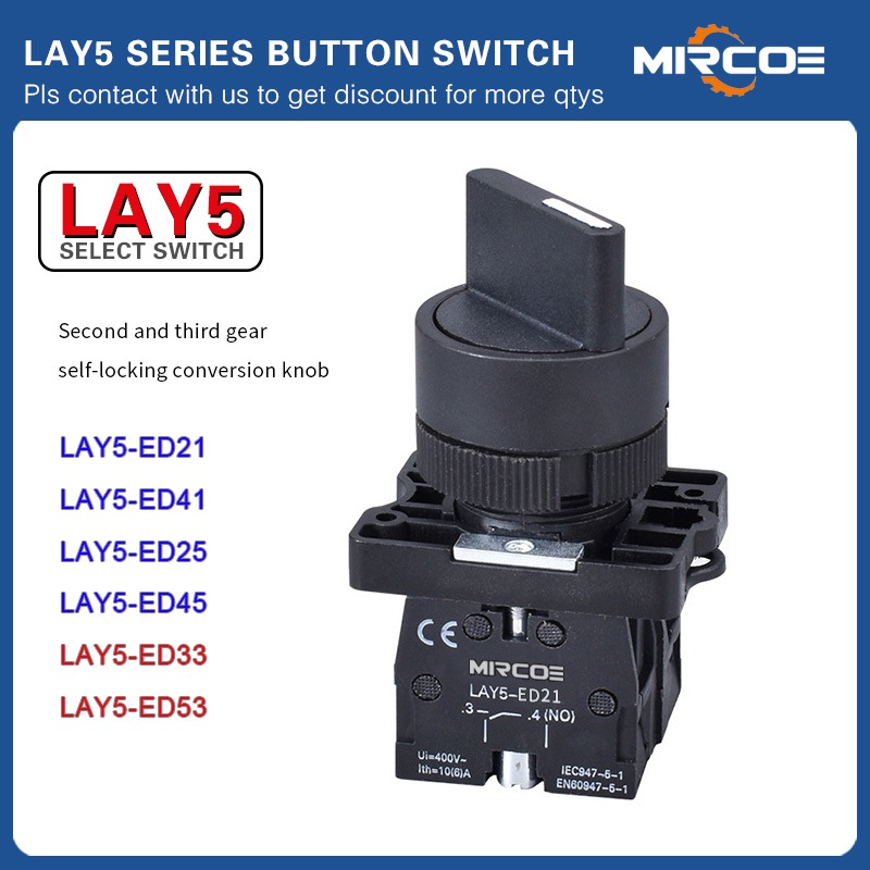 Select Pushbutton Switch SELF-RESET&SELF-LOCKING LAY5(XB2) ED SERIES ...