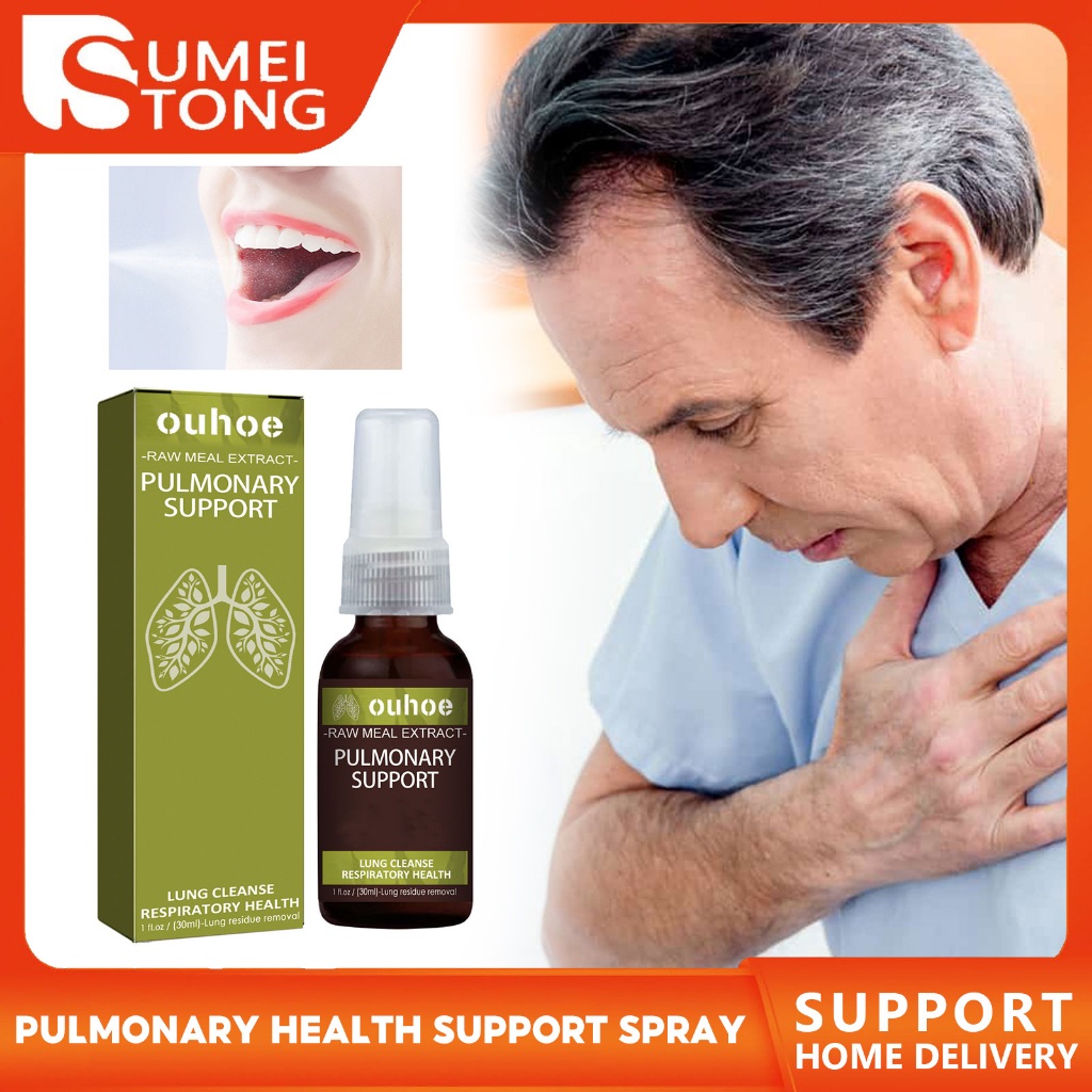 Ouhoe Herbal Repair Spray Pulmonary Support Spray Lung Detox Oral Spray ...