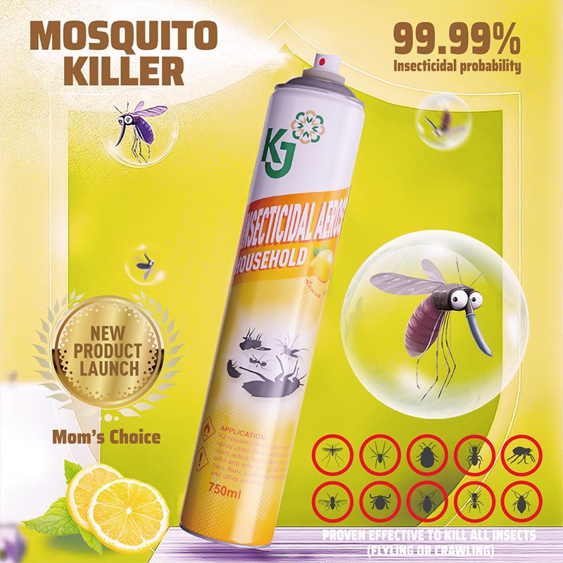 baolilai KJ insects killer spray 750 ML insecticide spray effective ...