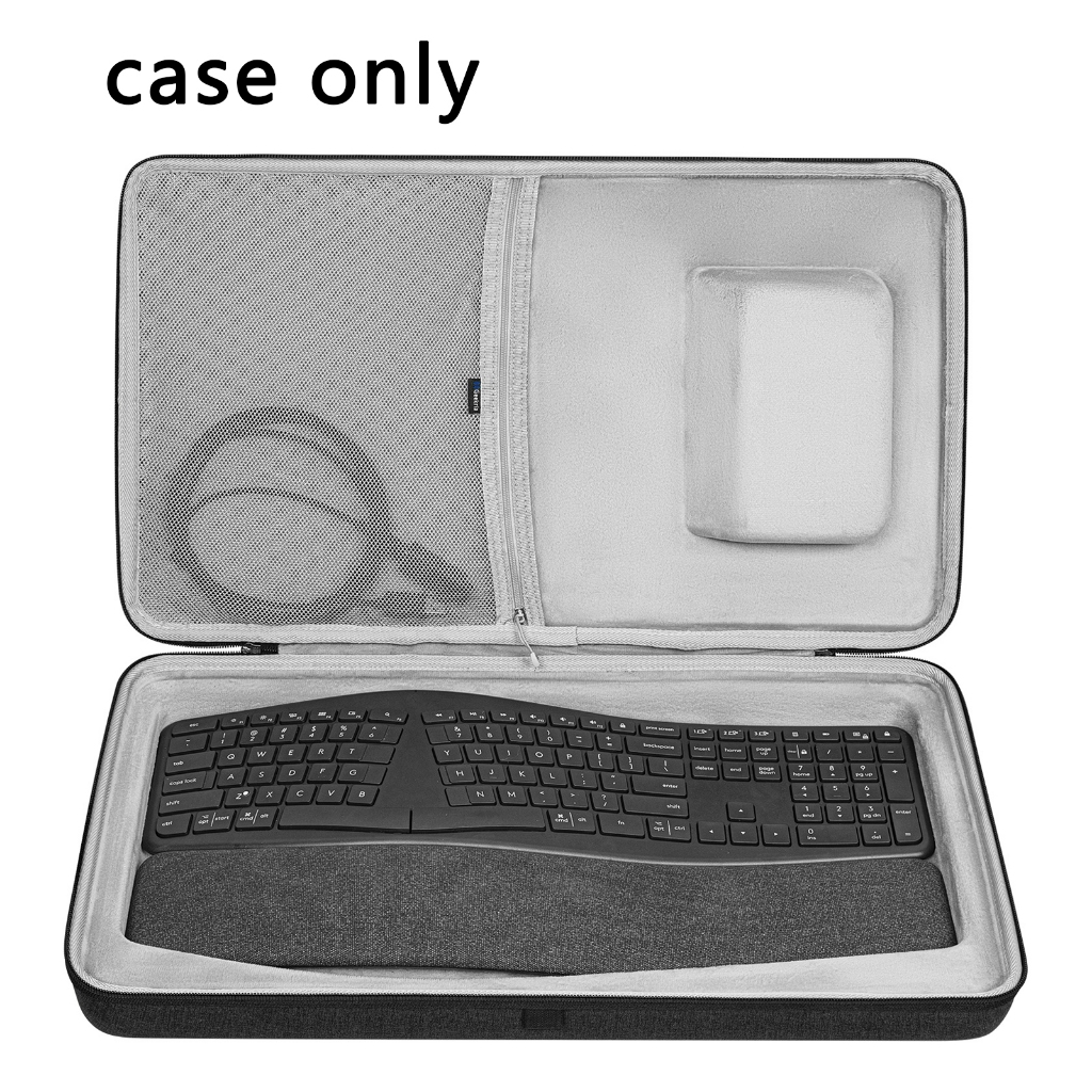 Geekria Hard Keyboard Case for Logitech Ergo K860 Wireless Bluetooth ...