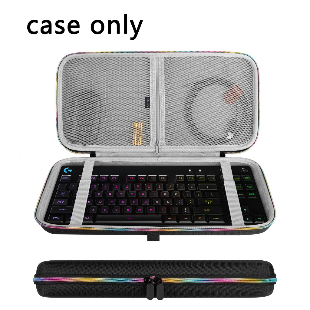 Geekria Keyboard Case for 87-Keys Wireless Keyboards, Keyboard Storage ...