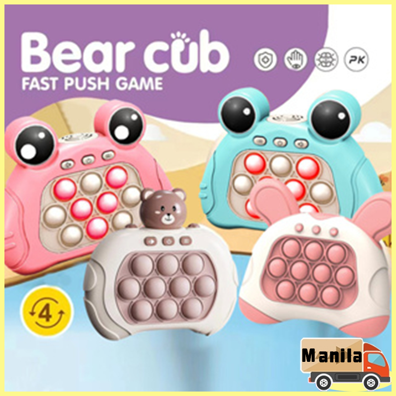 Pop it Game Quick Push Game Kids Focus Educational Toys Training ...