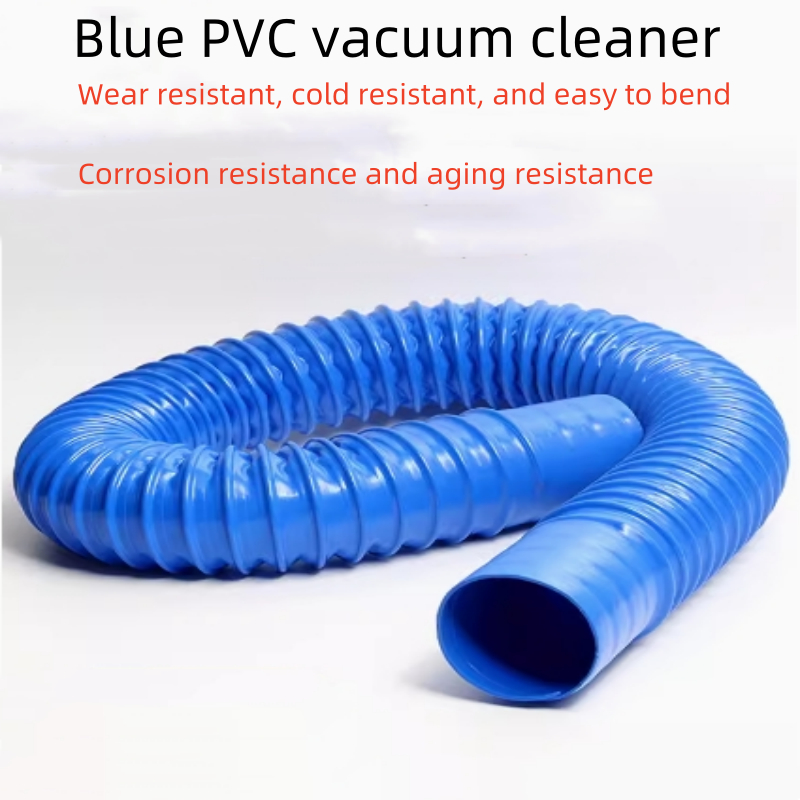 PVC Blue rubber telescopic hose dust removal pipe flexible joint ...