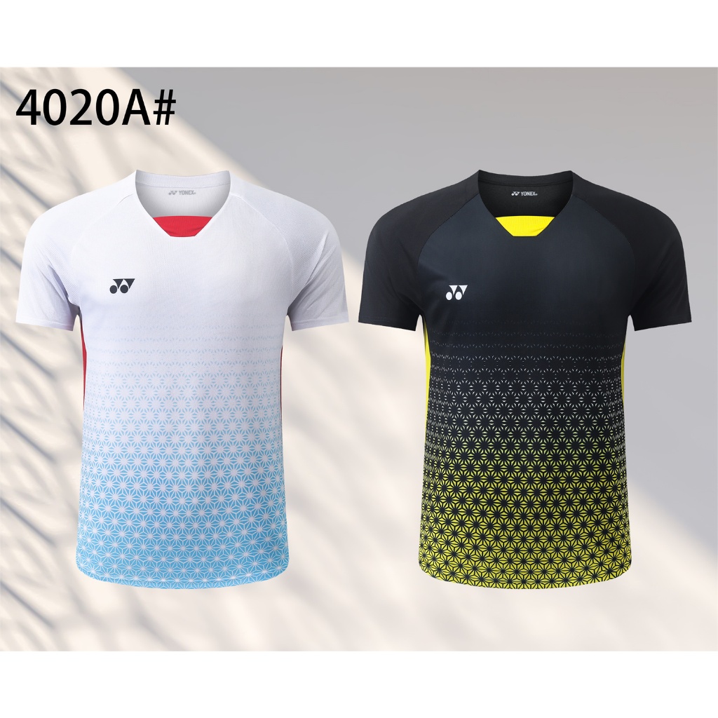 2024 New Yonex Badminton Set Men's and Women's Short Sleeve Table Tennis Competition Sports Set ...