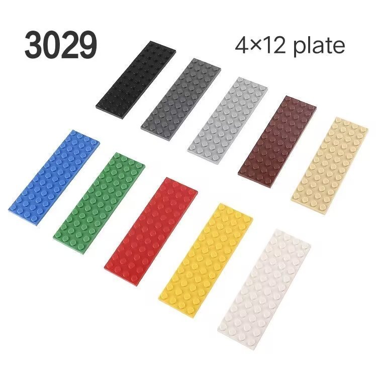 Diy Small Particle Building Blocks 4x12 Thin Plate Compatible with 3029 ...