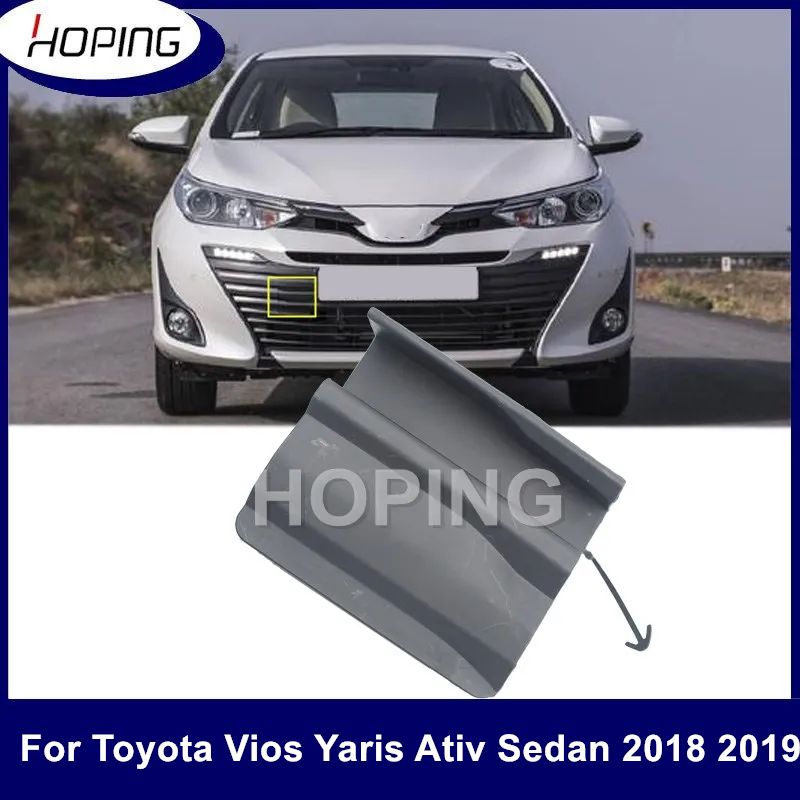 Front Bumper Towing Hook Cover For Toyota Vios Yaris Ativ Sedan 2018 ...