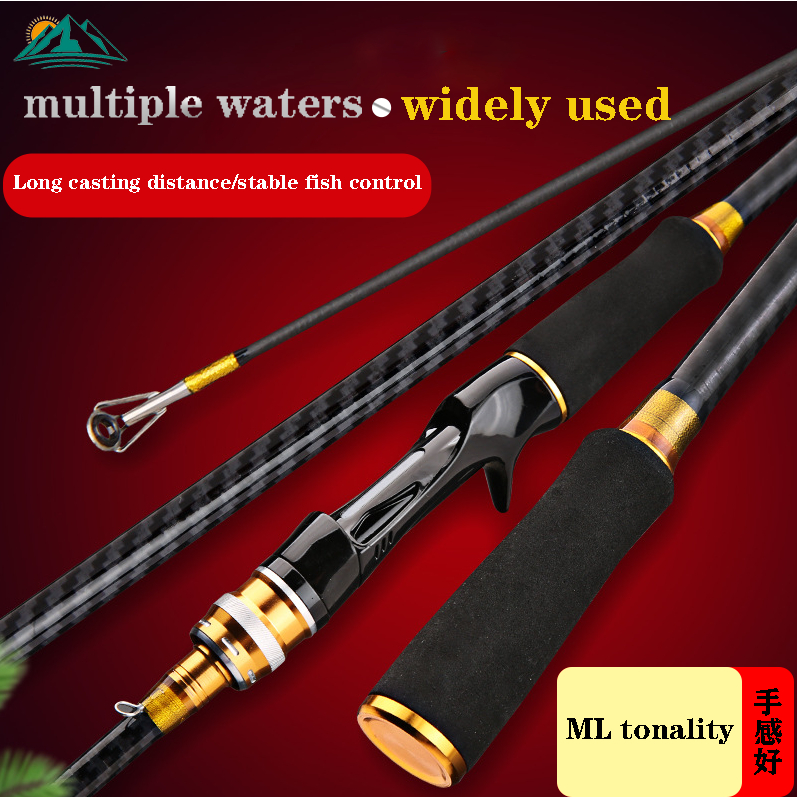 Carbon Fiber Lure Rod Straight Handle Gun Handle Adjustable Hollow ...