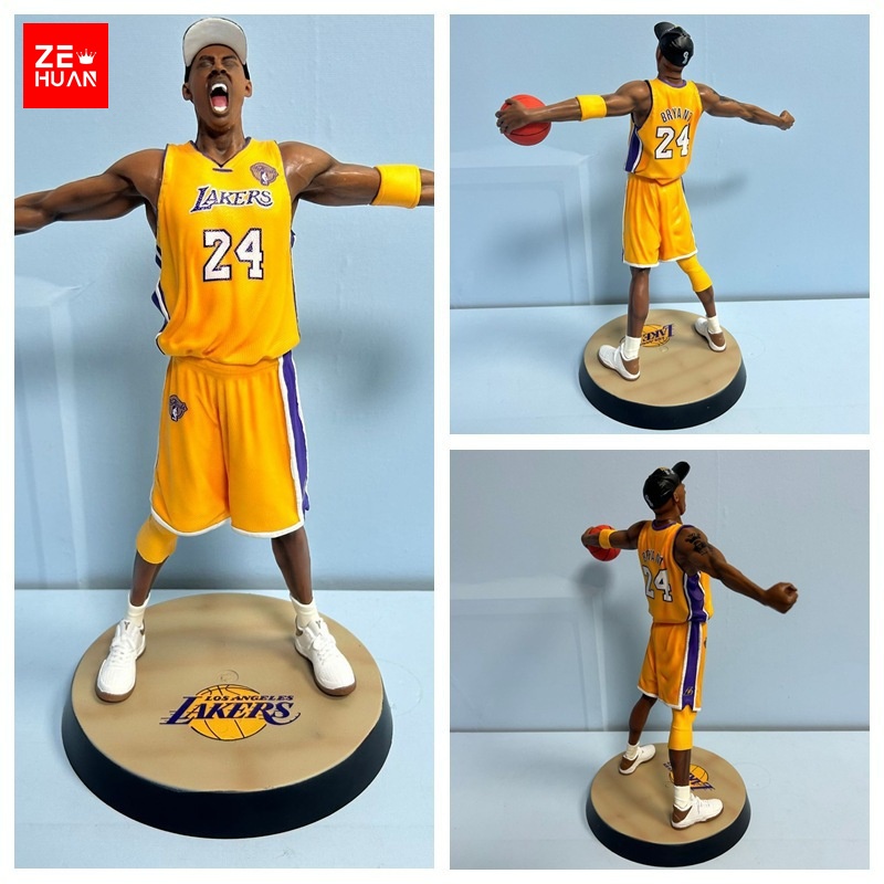 New NBA Basketball Sta34cm NBA Basketball Star Kobe Bryant Figure Model ...