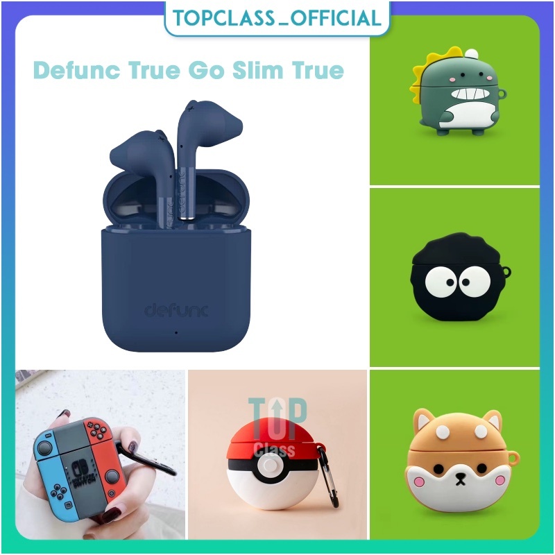 Defunc True Go Slim True Wireless Earbuds Soft Silicone Case, Cartoon ...