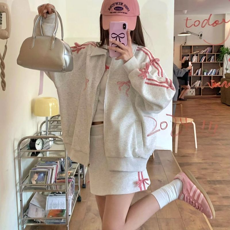 Yk2 Millennial Spicy Girl Letter Embroidery Pullover Stand Collar Plush ...