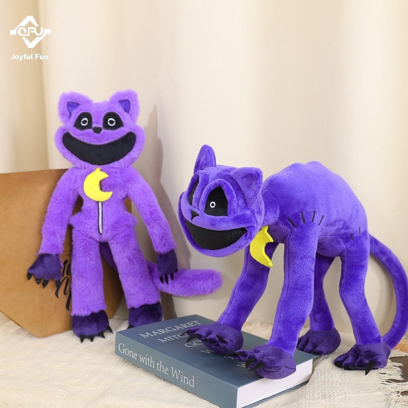 Poppy playtime 3 Plush Toy smiling critters Big Mouth Purple Cat Doll ...