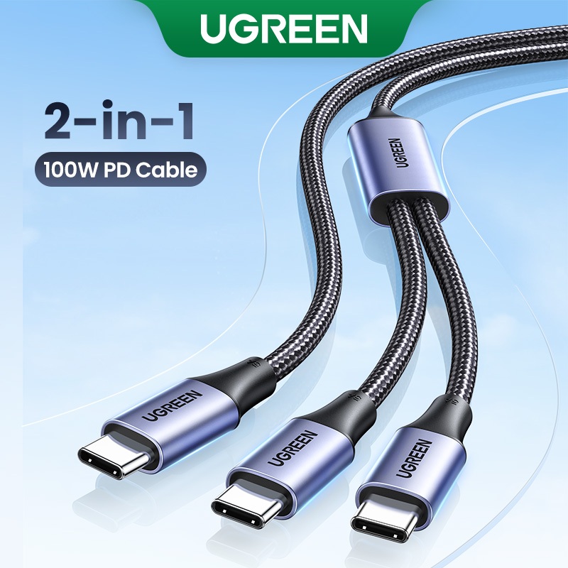UGREEN 100W 2 In 1 USB C to C Cable | Shopee Philippines