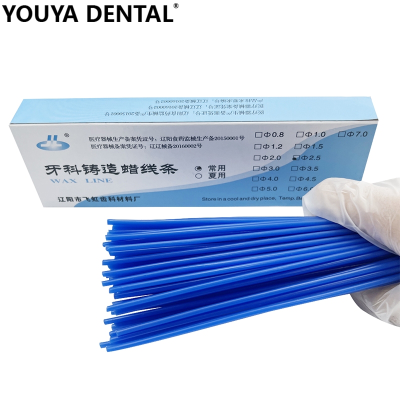 Dental Wax Line Blue Casting Wax Wire Set Multiple Models Sprue Stick ...
