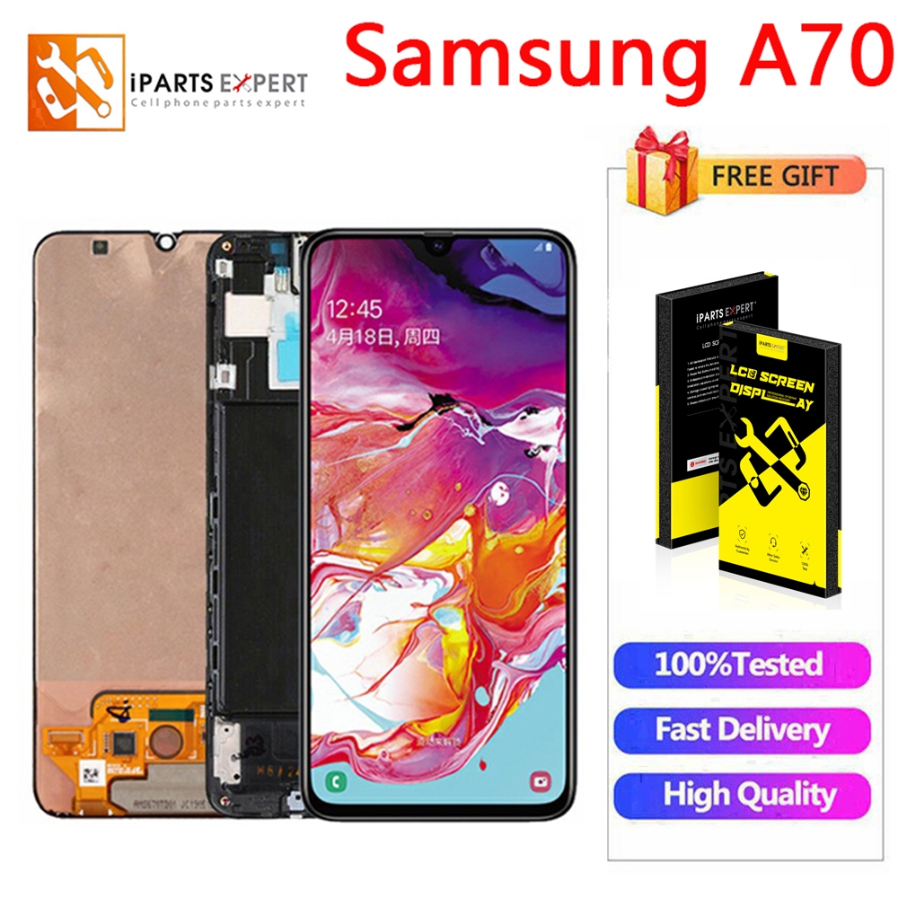 IPARTSEXPERT AMOLED LCD For Samsung Galaxy A70 A705 A705F SM-A705MN ...