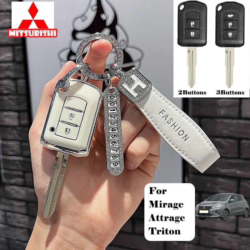 Tpu key case Mitsubishi car 2/3buttons key case for Mitsubishi Mirage ...