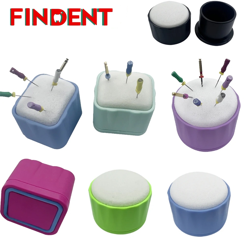Dental Equipment Round Endo Stand Cleaning Foam File Drills Block ...