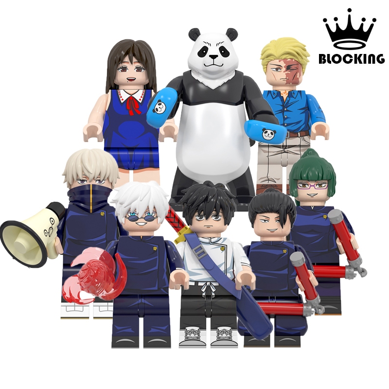 Anime Jujutsu Kaisen Zenin Maki Inumaki Toge Gojo Satoru Panda ...