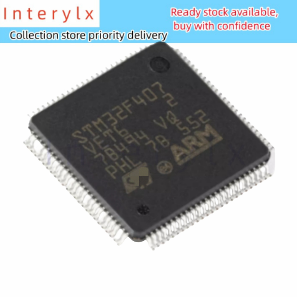 1Pcs/Lot STM32F407VET6 STM32F407VGT6 STM32F407 VET6 STM32F407 VGT6 QFP ...