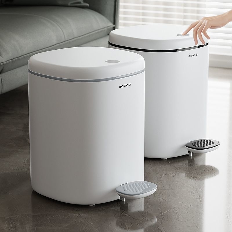 Ecoco Trash Can, Foot-operated Trash Can, Kitchen Trash Can, Living ...