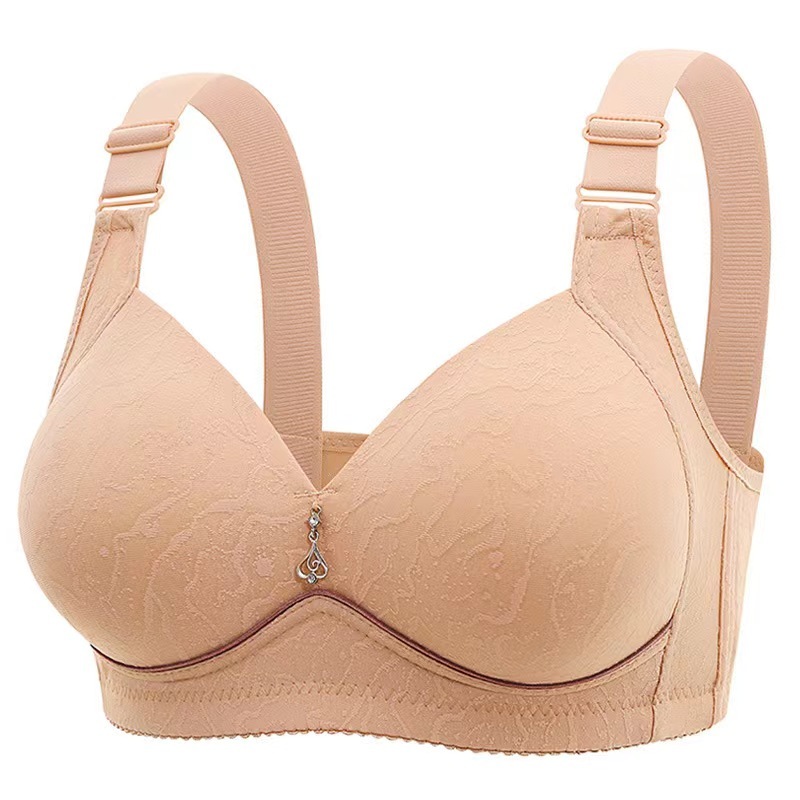 Seamless Bra Thin Pad Big Size 36-46 Cup B C Wireless Bras Push Up No ...