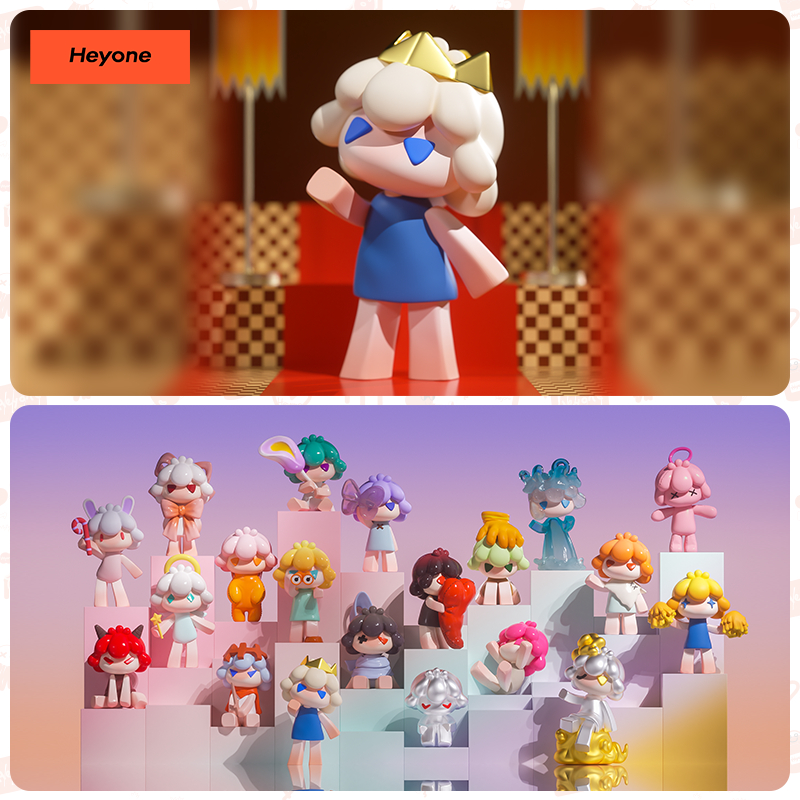 Heyone Heatup SOLY MINI MBTI series figure Mystery Box Blind Box Action ...
