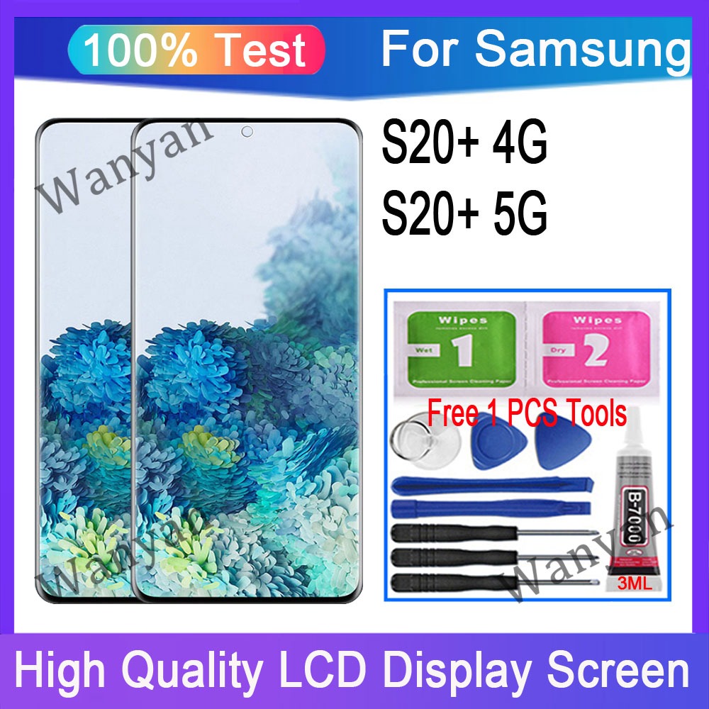 OEM For AMOLED OLED TFT Samsung Galaxy S20+ S20 Plus 4G 5G LCD Touch Screen With Frame ...