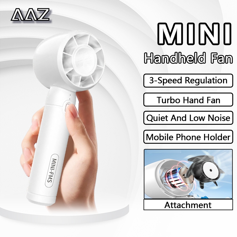 AAZ Portable mini electric fan rechargeable small usb fan portable ...