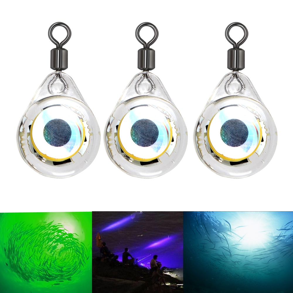 Luminous Fishing Lights Portable LED Fishing Lure Night Light Battery ...