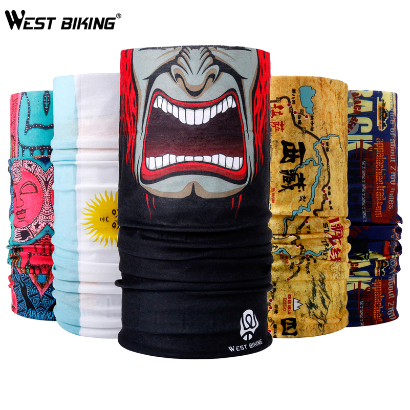 【Local Delivery】WEST BIKING Tube Mask Cycling Face Mask Magic Scarf ...
