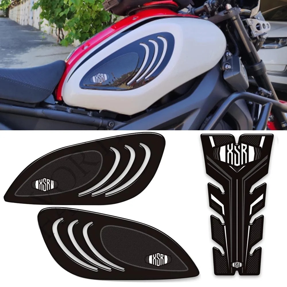 For Yamaha XSR 155 XSR155 Motorcycle Gas Fuel Oil Tank Pad Decals Knee ...