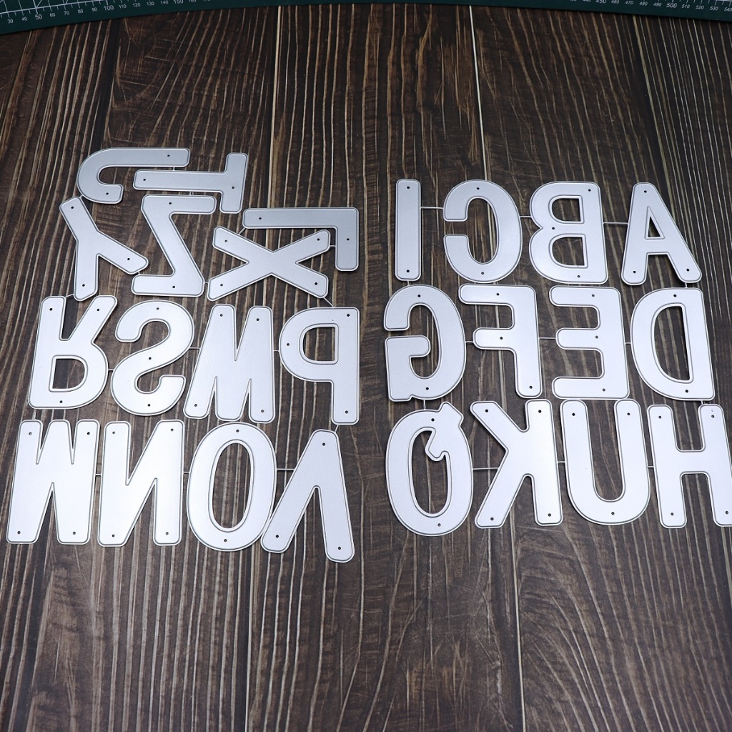 26 Capital Alphabets Metal Die Cuts for Scrapbooking, Letters DIY ...