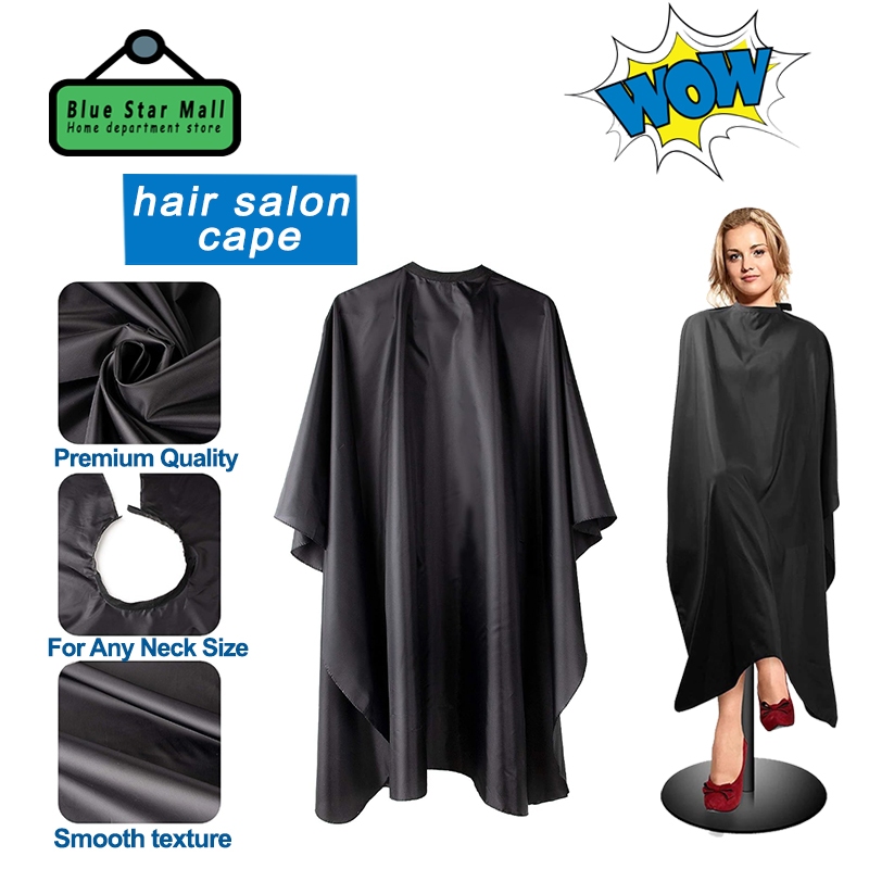 Hairdressing apron, salon barber hairdresser cloth, hair cutting jacket ...