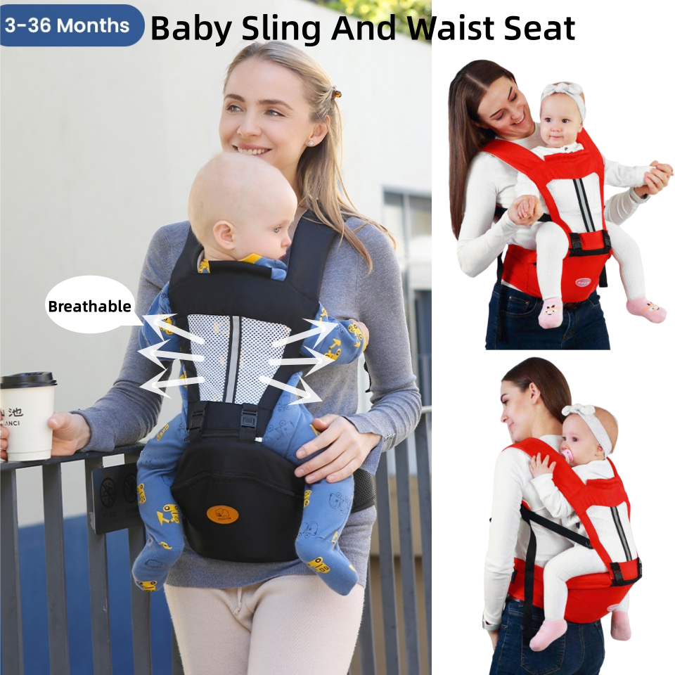 Baby Carrier Multifunctional Baby Sling Backpack Natural Breathable ...