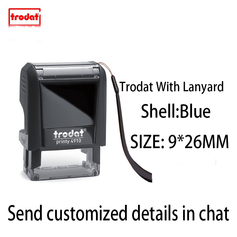 TRODAT 4910 4911【free ink】 Personalized Self inking Stamp Personalized/Signature Position Stamp ...