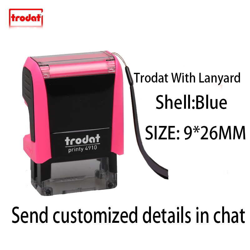 TRODAT 4910 4911【free ink】 Personalized Self inking Stamp Personalized/Signature Position Stamp ...