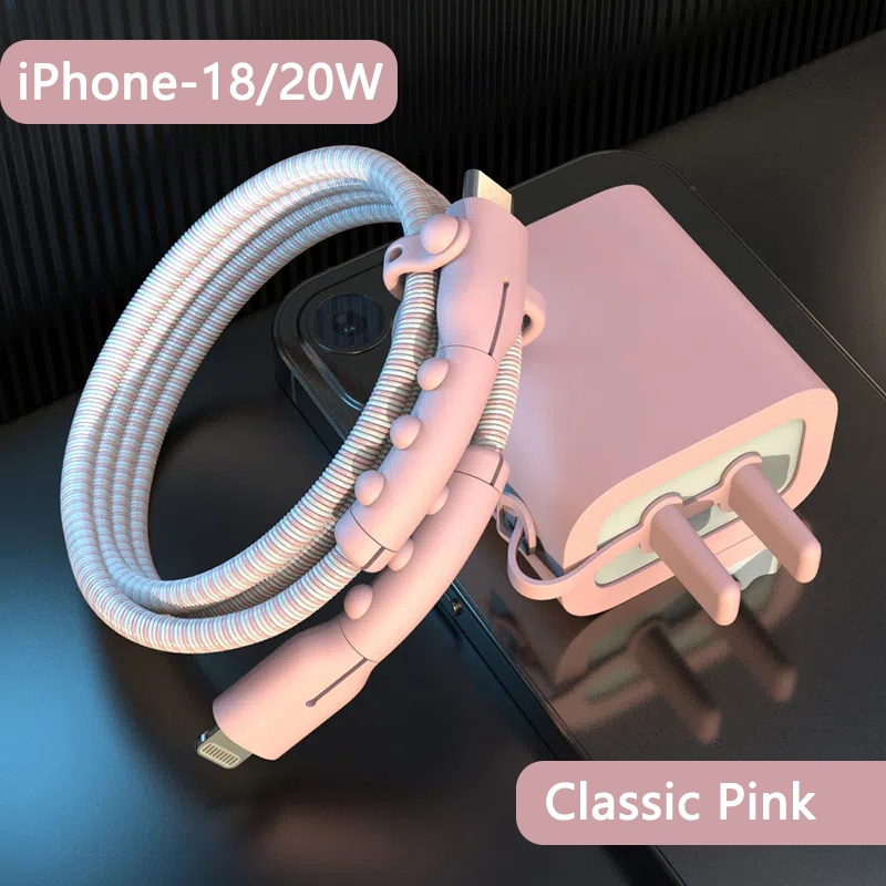 for iphone 18 20W Charger Cable Protector for iPhone 11 12 13 14 15 16 ...