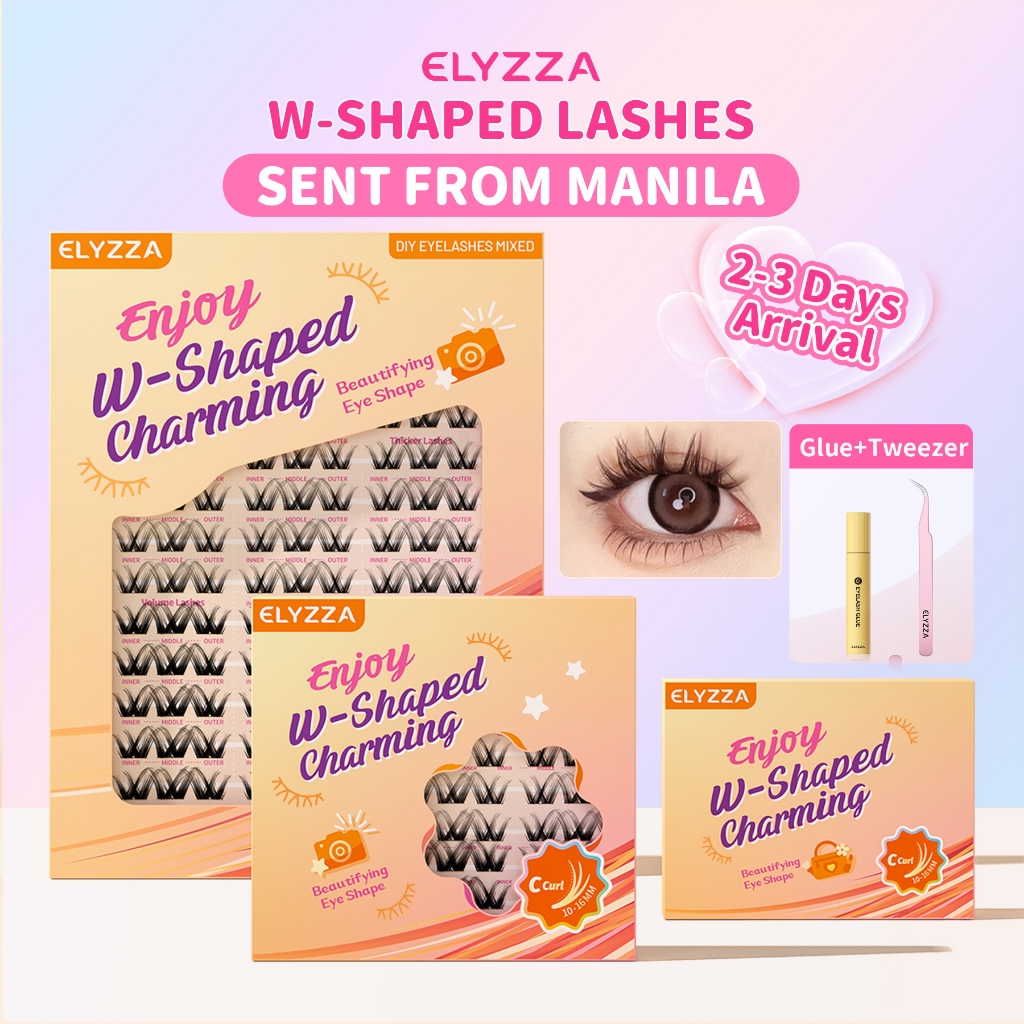 [Sent From Manila] Elyzza W-shaped 2-3 Days Arrival DIY Eyelash ...