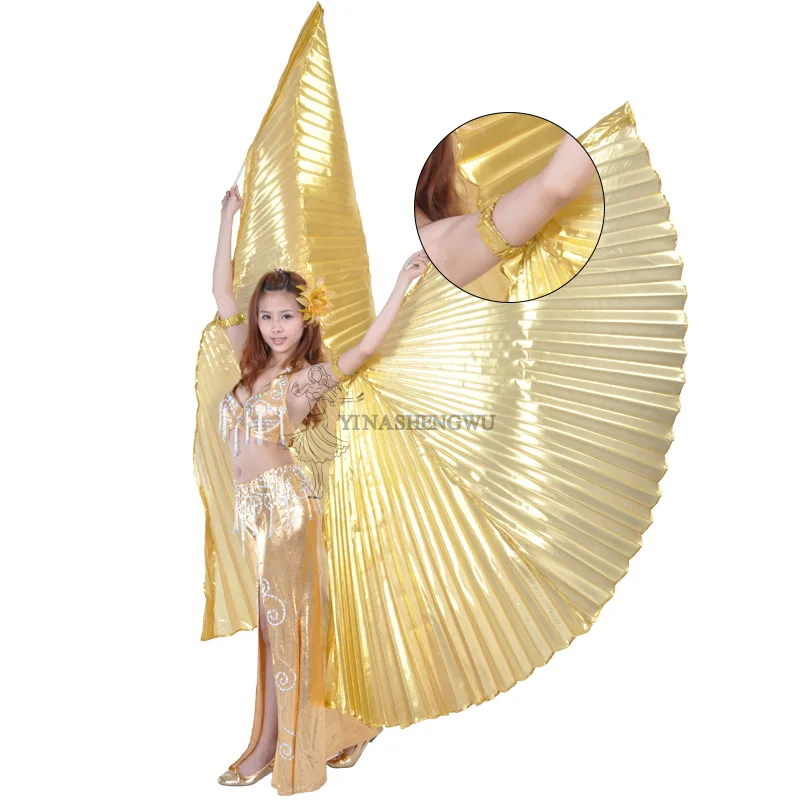 Belly Dance Wings Costume For Women Fashion Butterfly Egypt Gold Belly ...