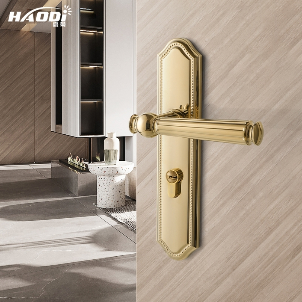 Door Lock Set pintu Rumah Lever Cylindrical Cylinder Door Lock Bilik ...