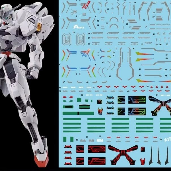 Amax HG TWFM CALIBARN Water slide decal | Shopee Philippines