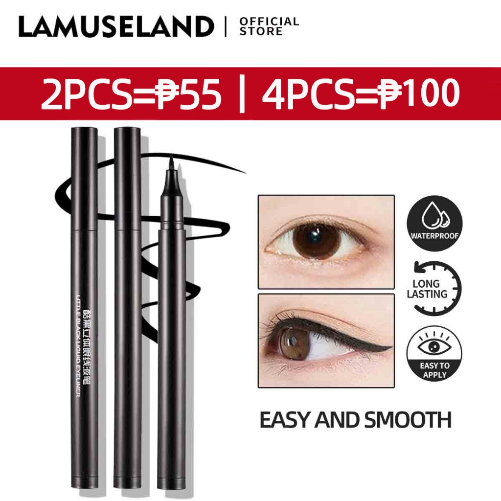 Lamuseland Mini Cool Black Waterproof Long Lasting Eyeliner Quick Dry Liquid Makeup S0817 ...