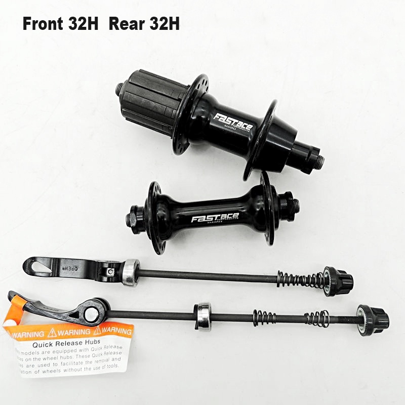 FASTACE Road bike hub sealed bearing Black/Silver 24/28/32/36 hole ...