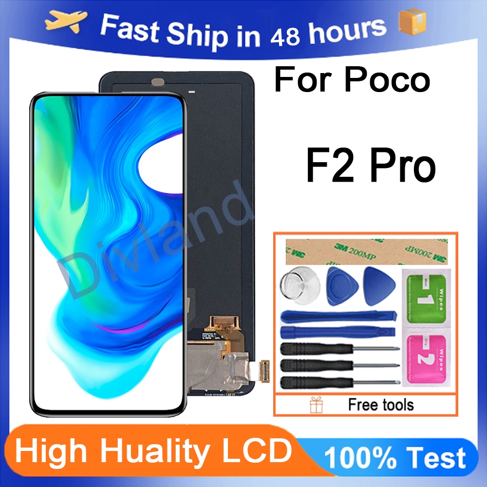 Original AMOLED Poco F2 Pro 5G M2004J11G LCD Display Touch Screen ...