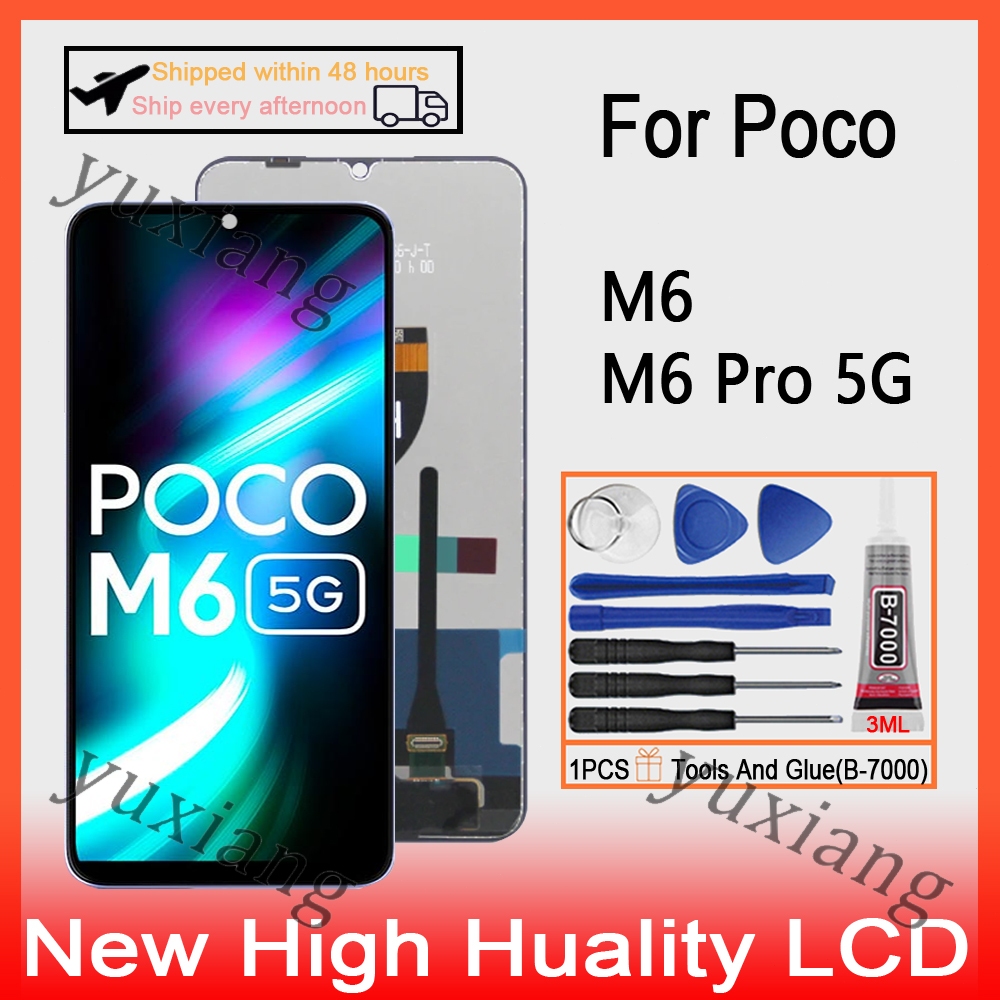 Original Poco M6 Poco M6 Pro 5G LCD Touch Screen Replacement | Shopee Philippines