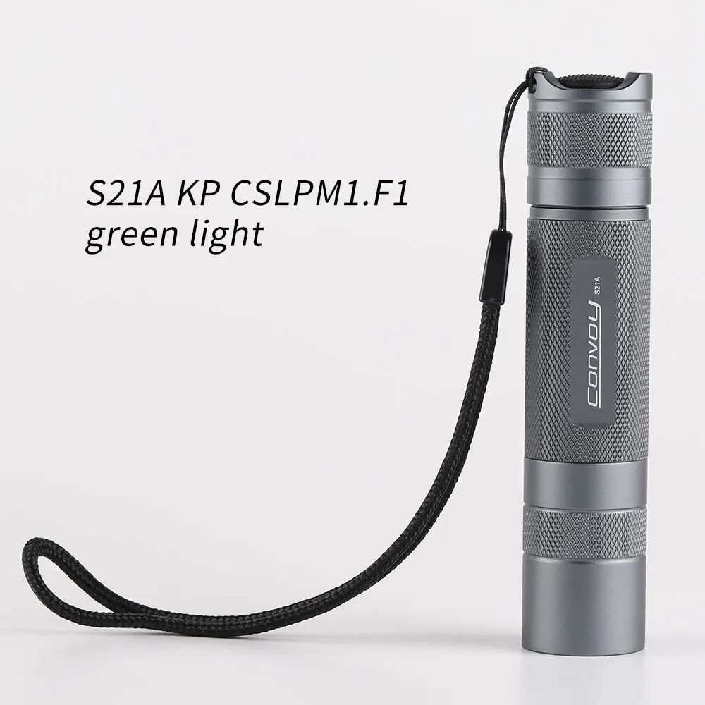 Convoy S21A Flashlight With KP CSLPM1.F1 Green Light LED 21700 Torch ...
